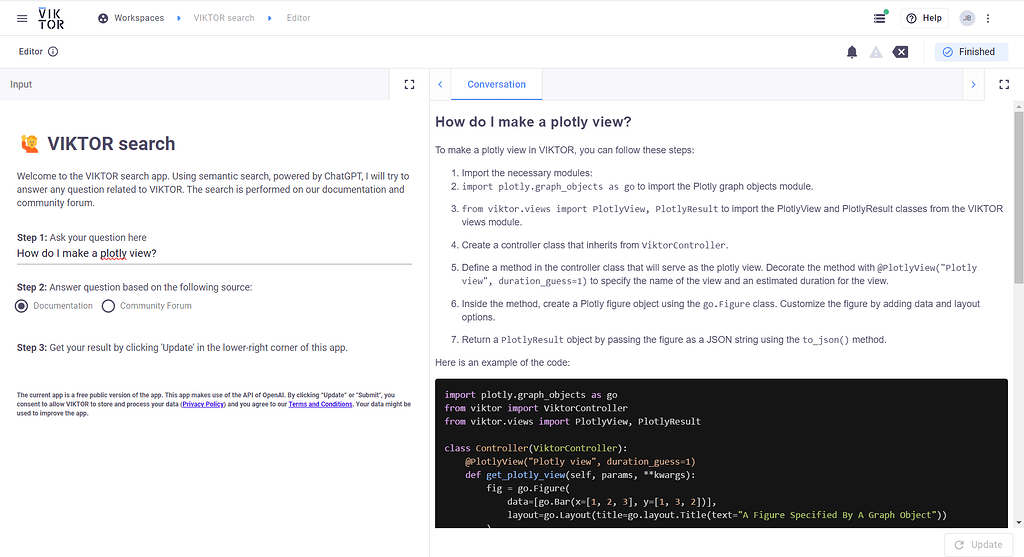 Public App Search Through The Documentation And Community Forum Using Ai 🎇 Inspiration