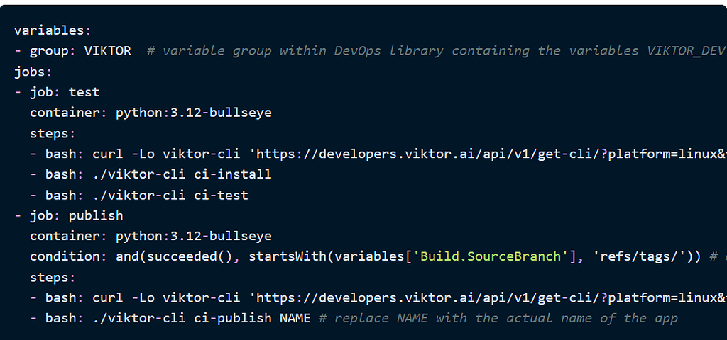 Add tag flag to ci-publish - Feature Requests - VIKTOR Community