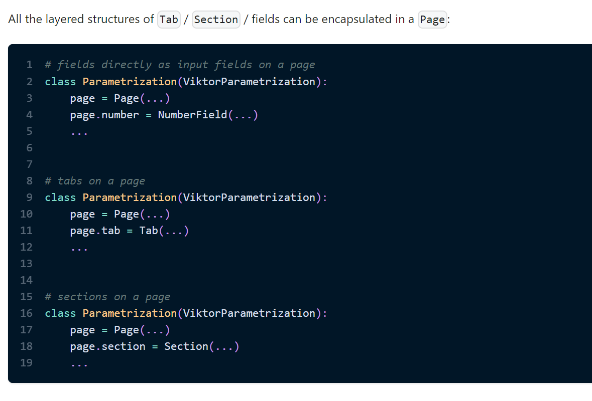 How to define tabs and sections - 🚀 Need help? Ask here! - VIKTOR Community